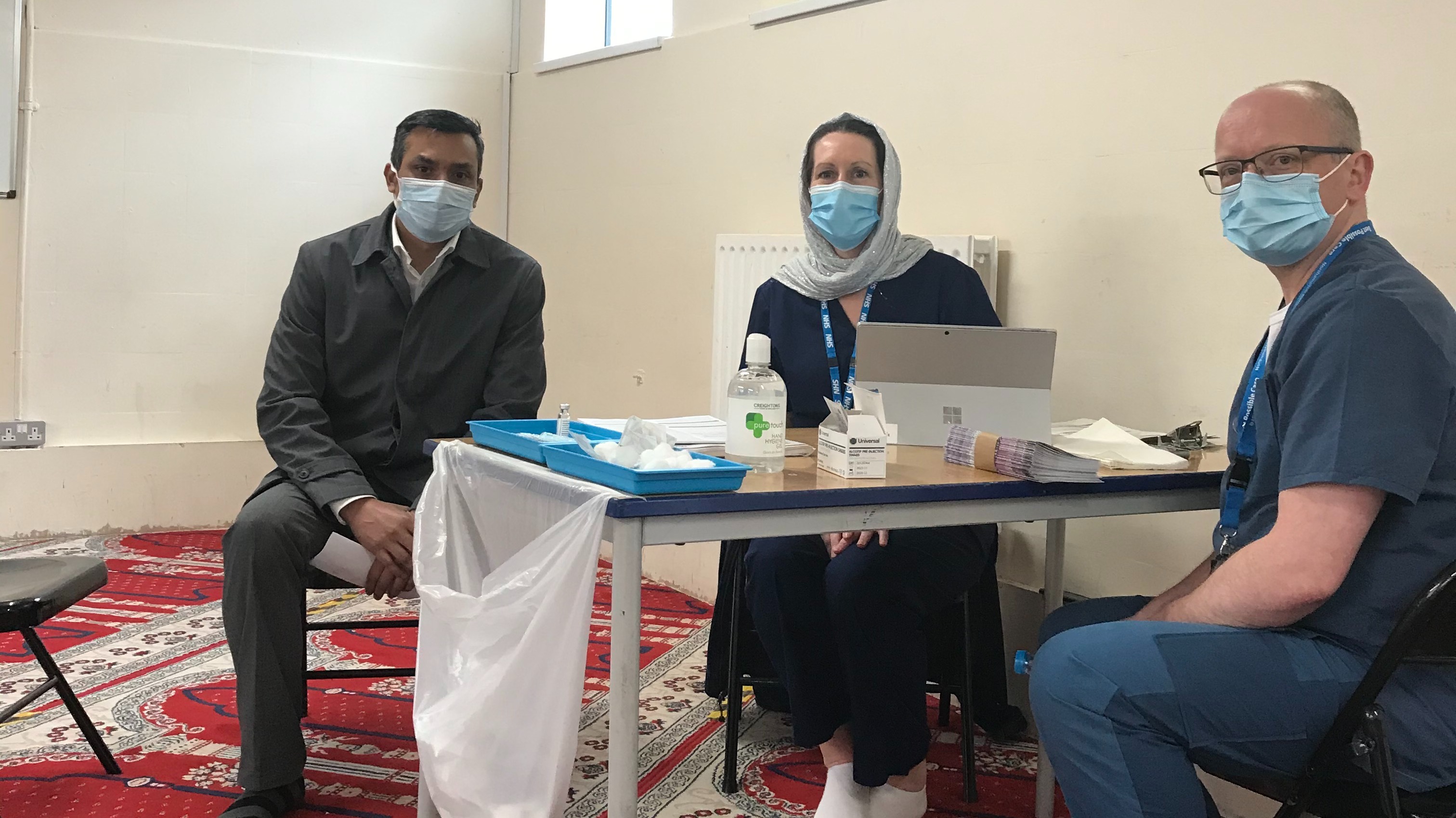 Mosque hosts first COVID-19 vaccination pop-up clinic in ...