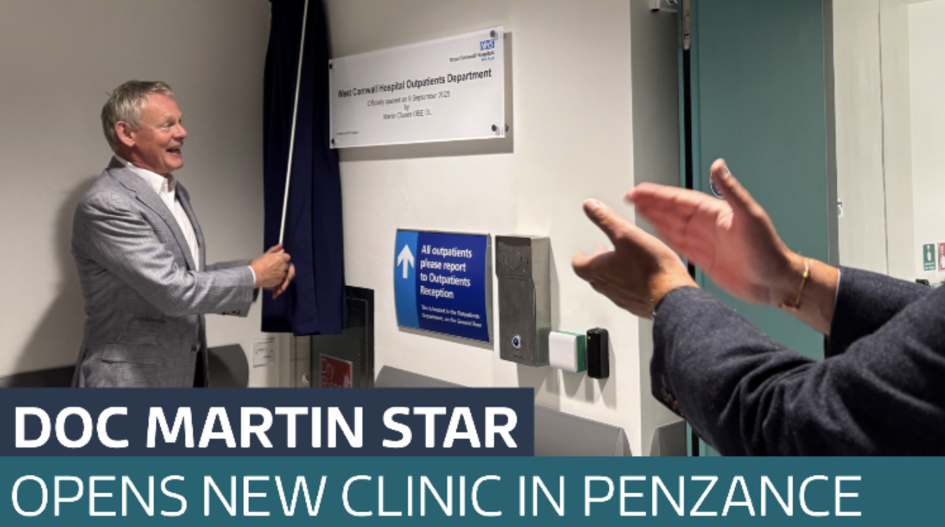 Doc Martin star opens new department in Cornish hospital - Latest From ...