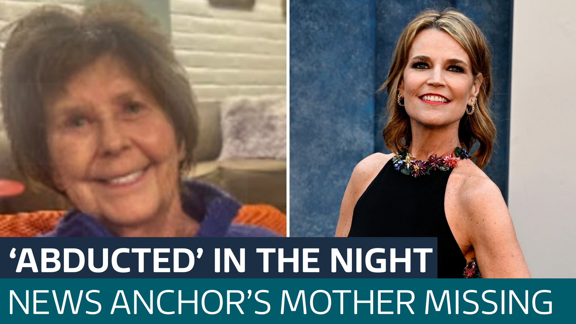 Mother of US news anchor Savannah Guthrie 'abducted' in the night ...