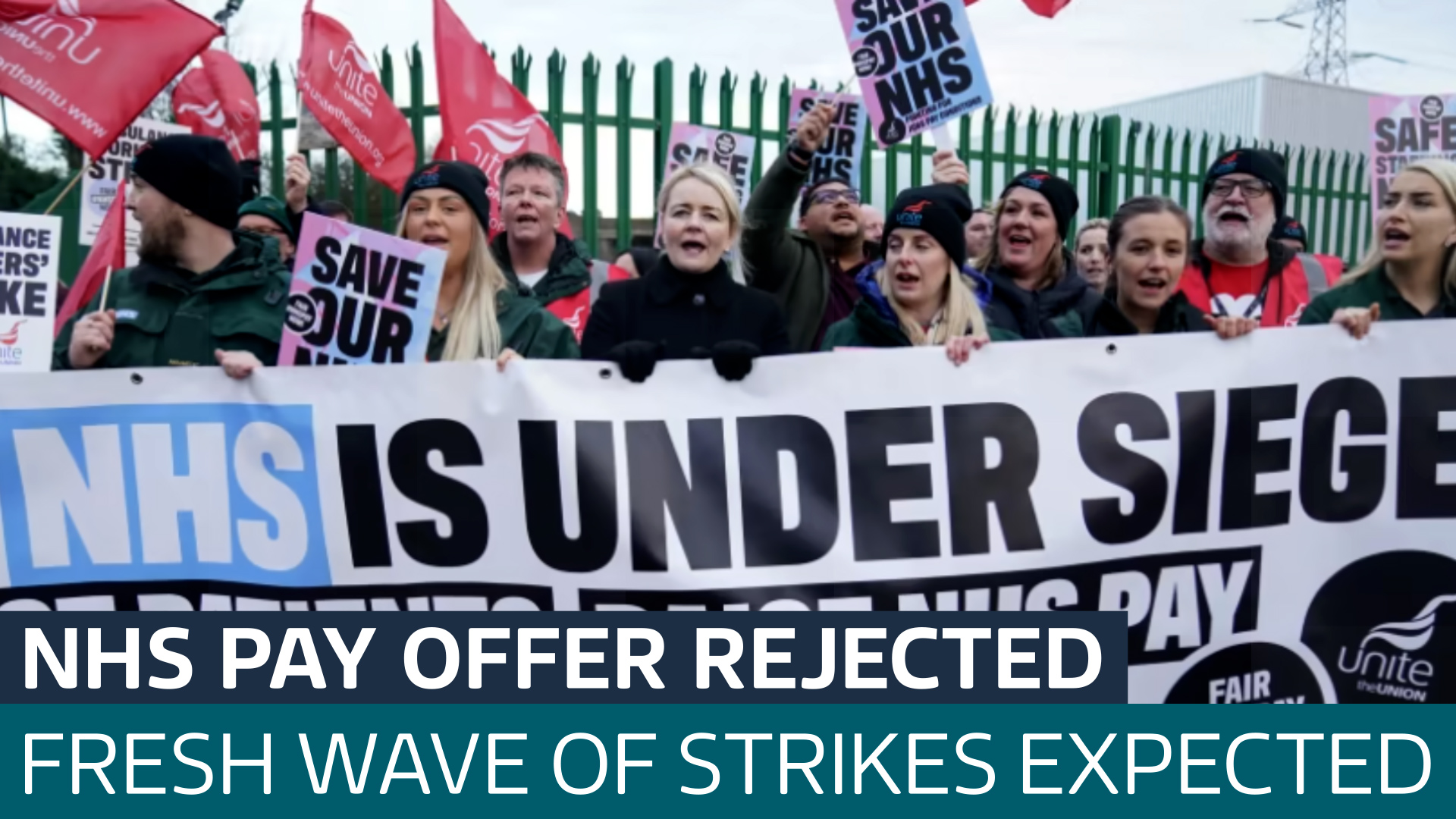 NHS workers in Unite union reject government pay offer - Latest From ...