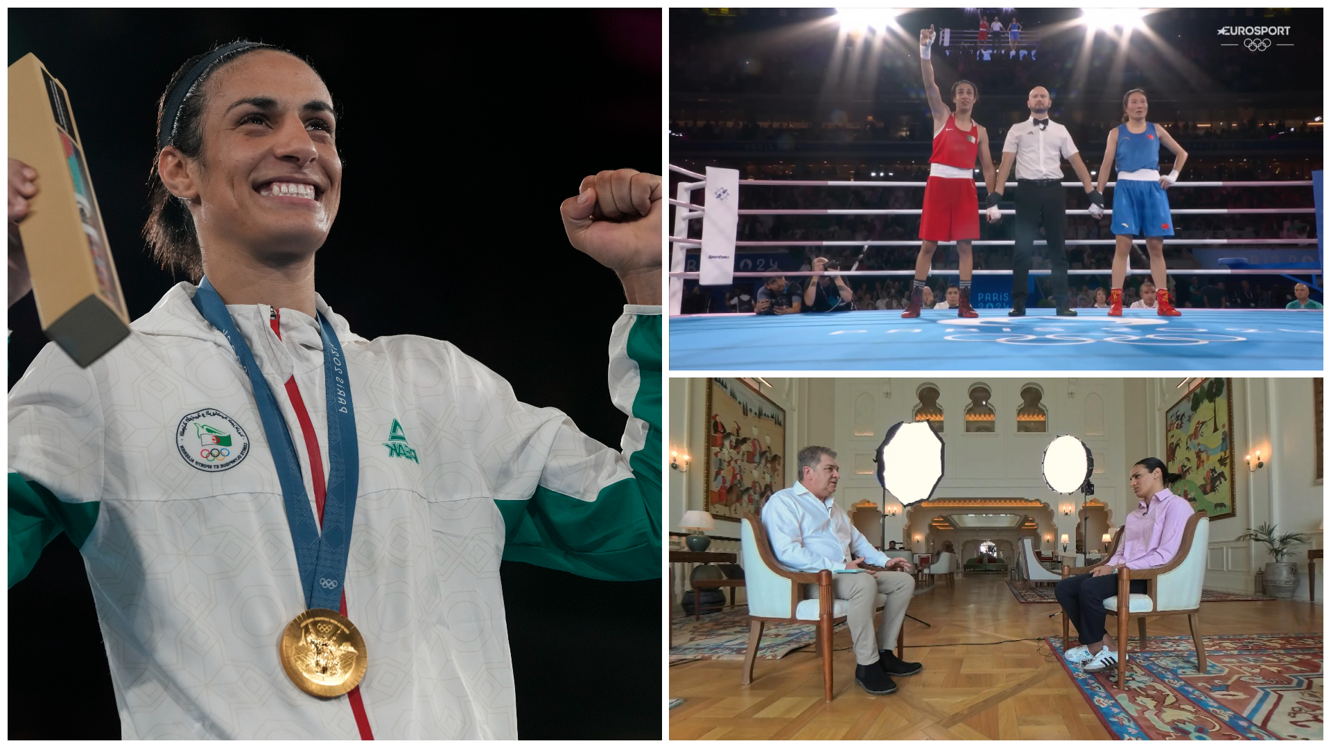 Imane Khelif: Online hate has made me stronger and Trump's trans ...