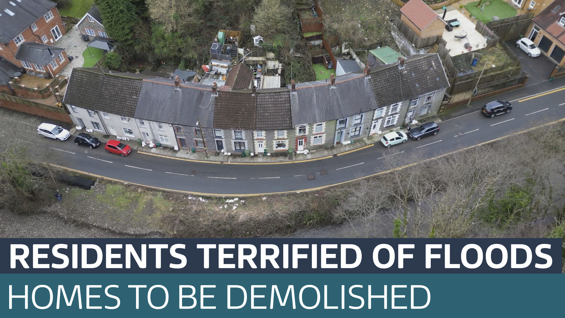 Council to buy and bulldoze homes on one street with a severe risk of ...
