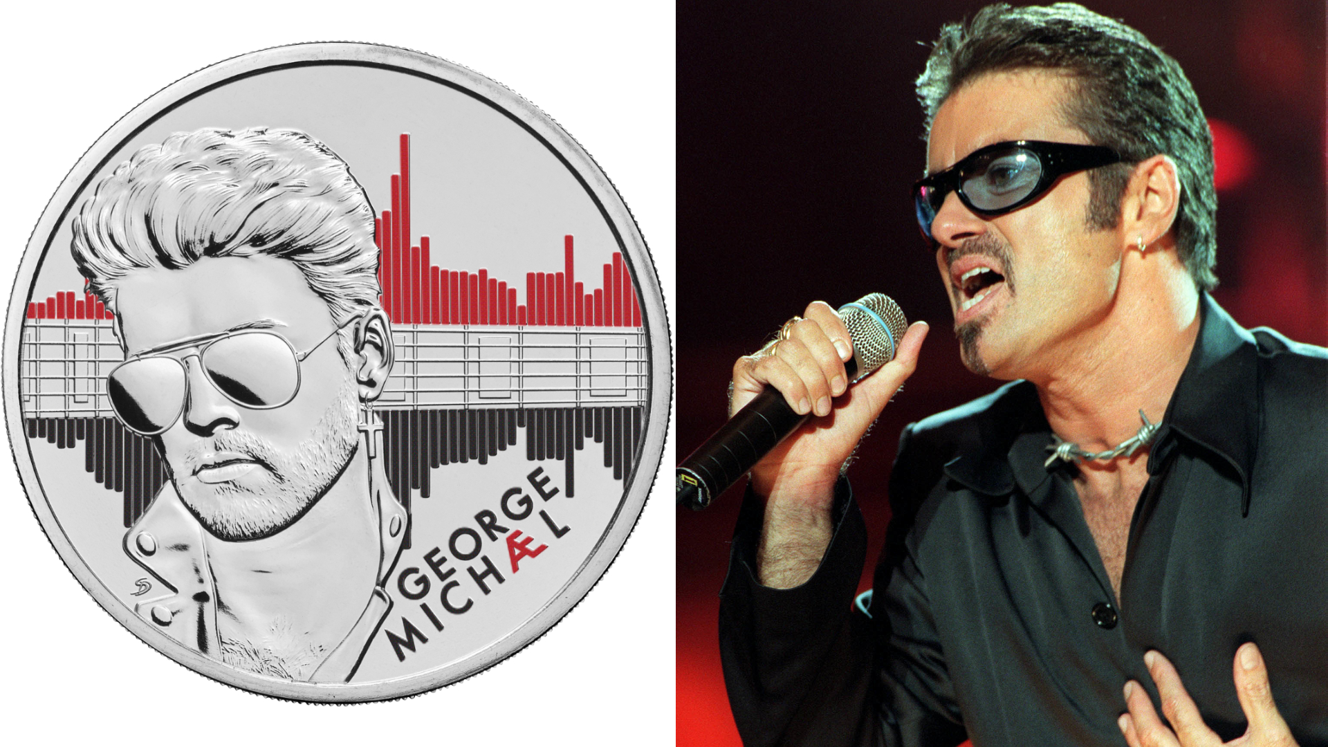 George Michael takes centre stage on Royal Mint’s new collectable coin ...