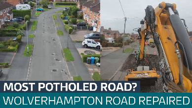 'Most potholed road' in the Midlands repaired by council - Latest From ...