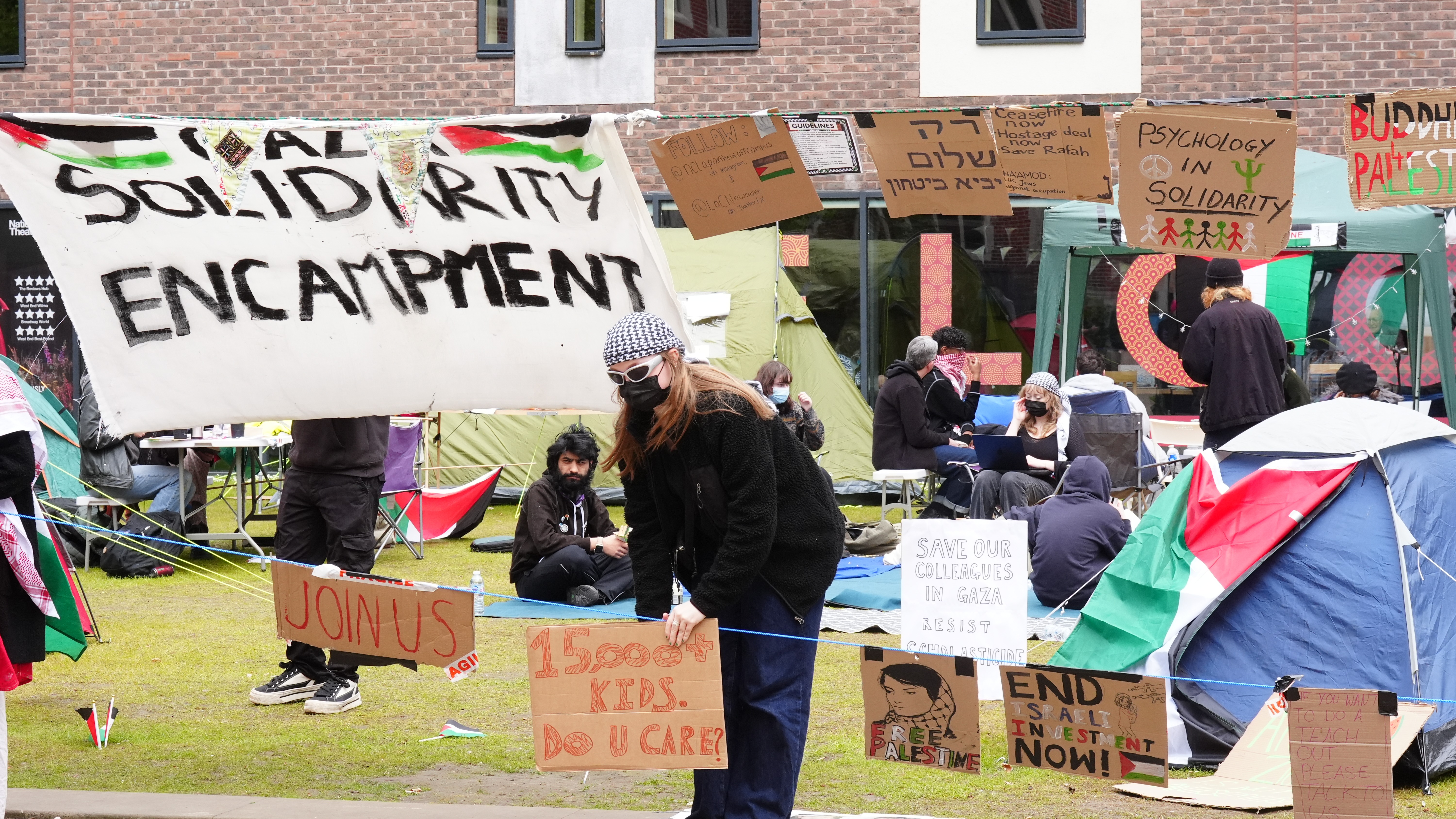 Wave of protests against Gaza war at universities across UK | ITV News