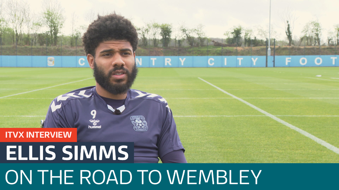 Coventry City footballer Ellis Simms talks about reaching the FA cup ...