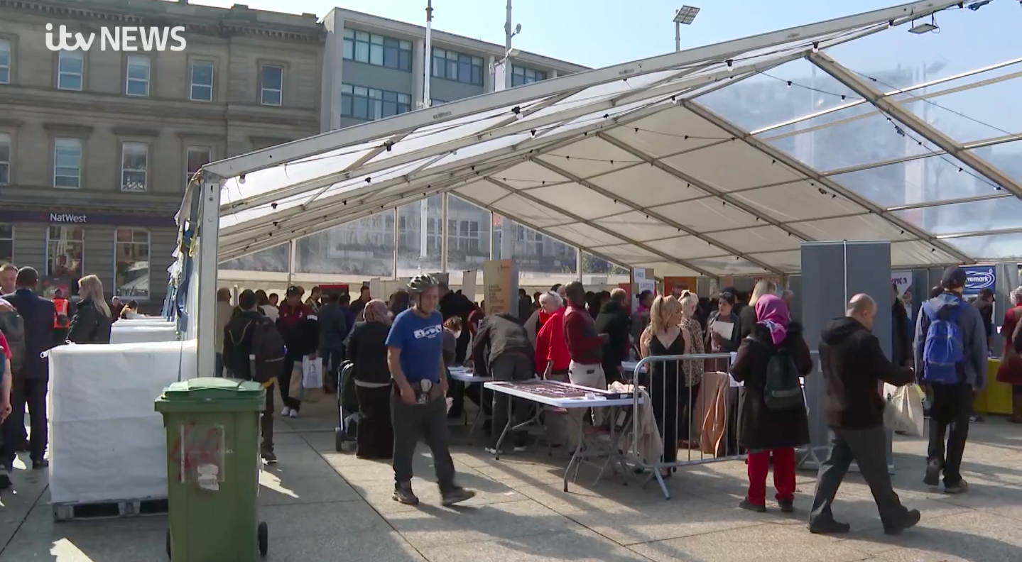 Job fair in Nottingham hopes to help fill hundreds of posts | ITV News ...