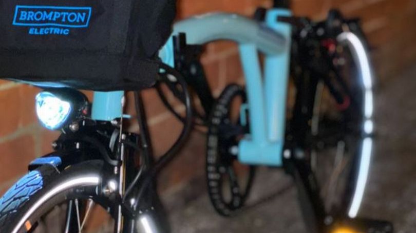 Surrey Police use Brompton fold up bike to help catch drivers flouting the law ITV News London