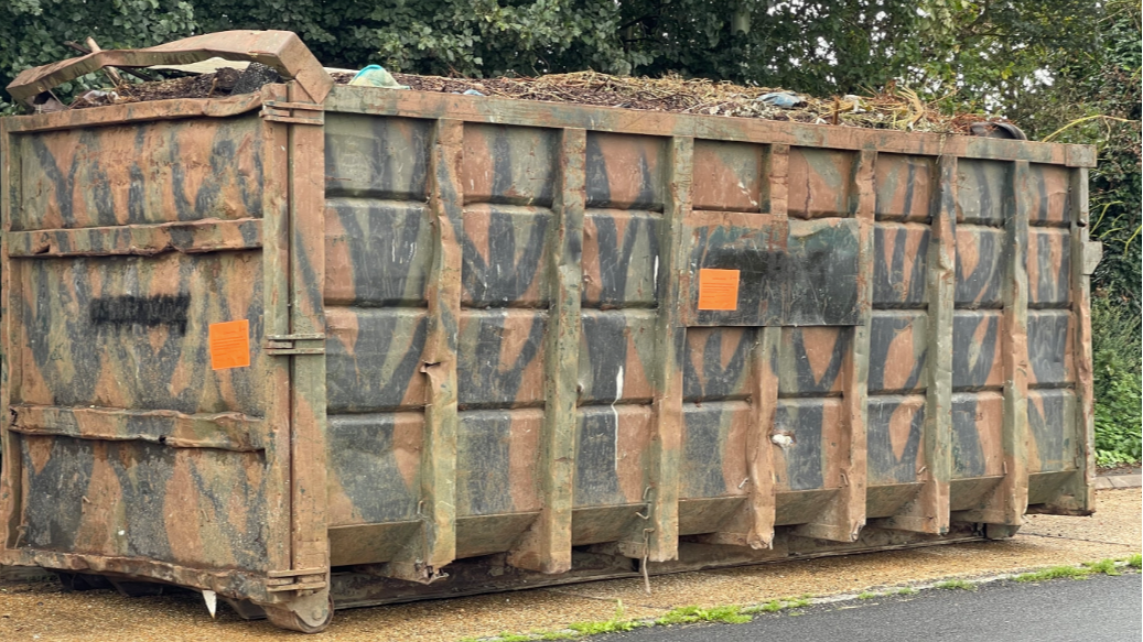 Appeal launched after giant container dumped on the A4 in Sonning | ITV ...