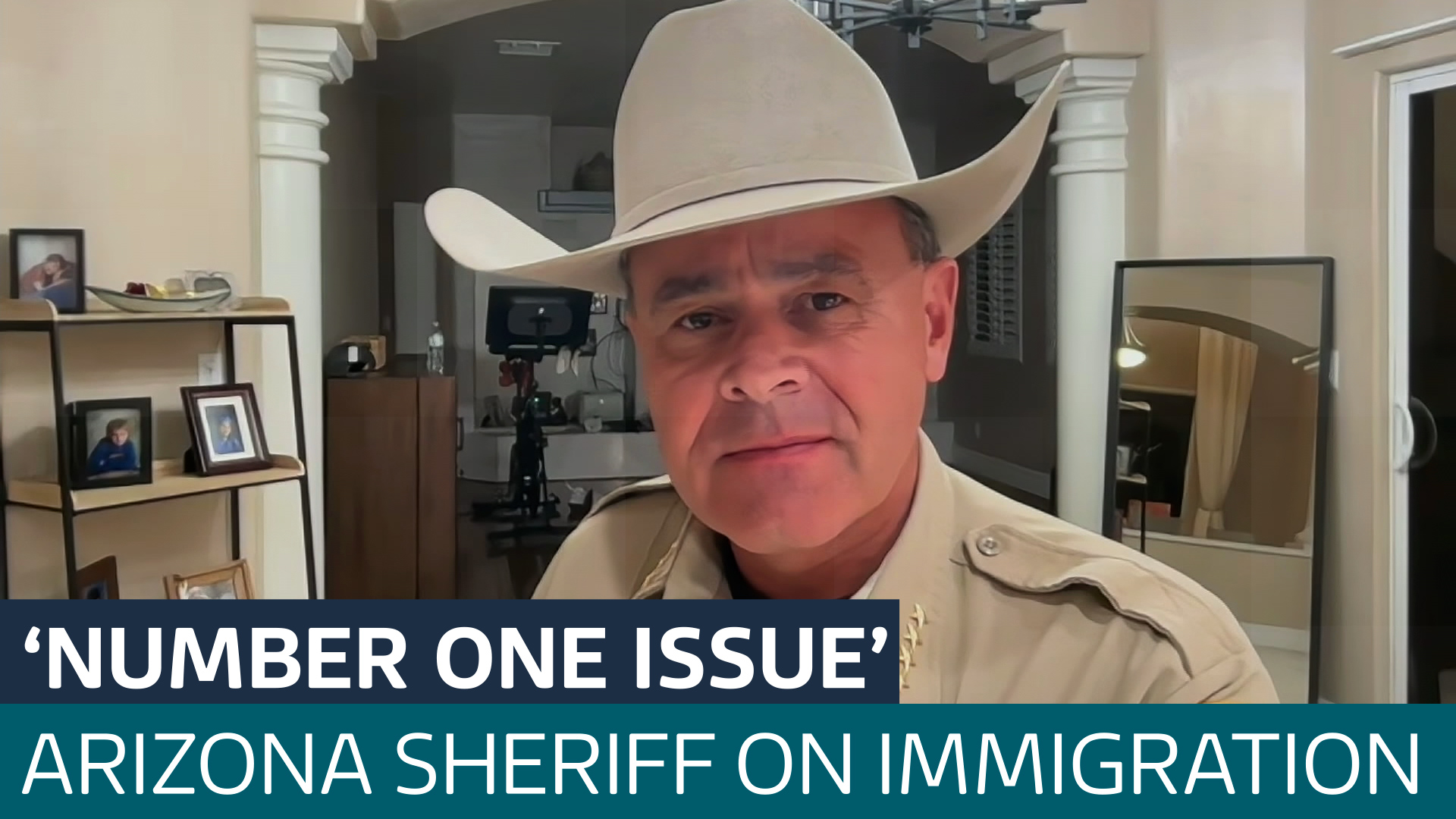 'The border must be secured': Sheriff David Rhodes on immigration as a ...