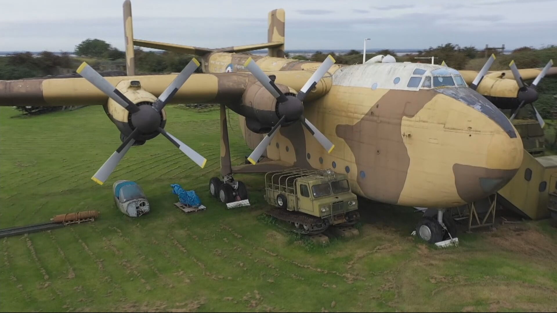 Last remaining Blackburn Beverley RAF aircraft to be preserved at ...