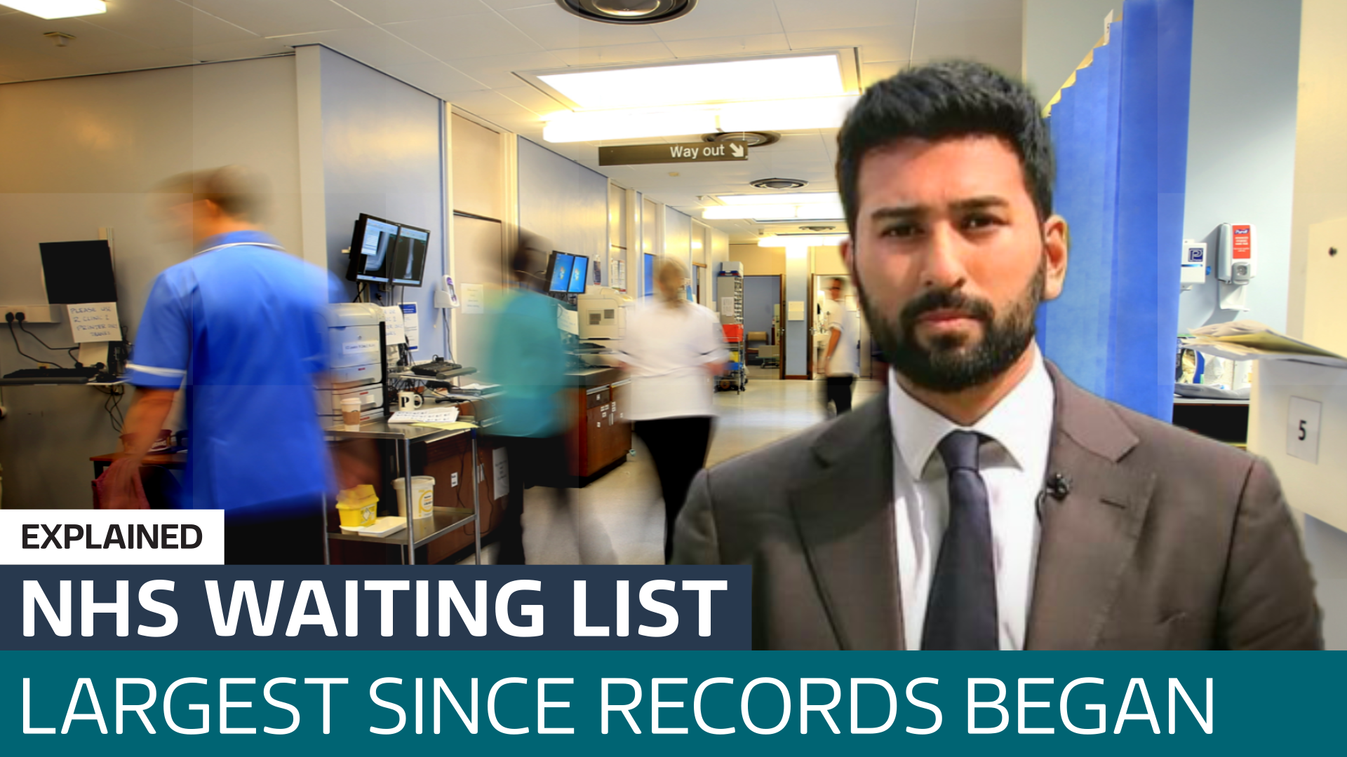New record high for hospital waiting times revealed - Latest From ITV News