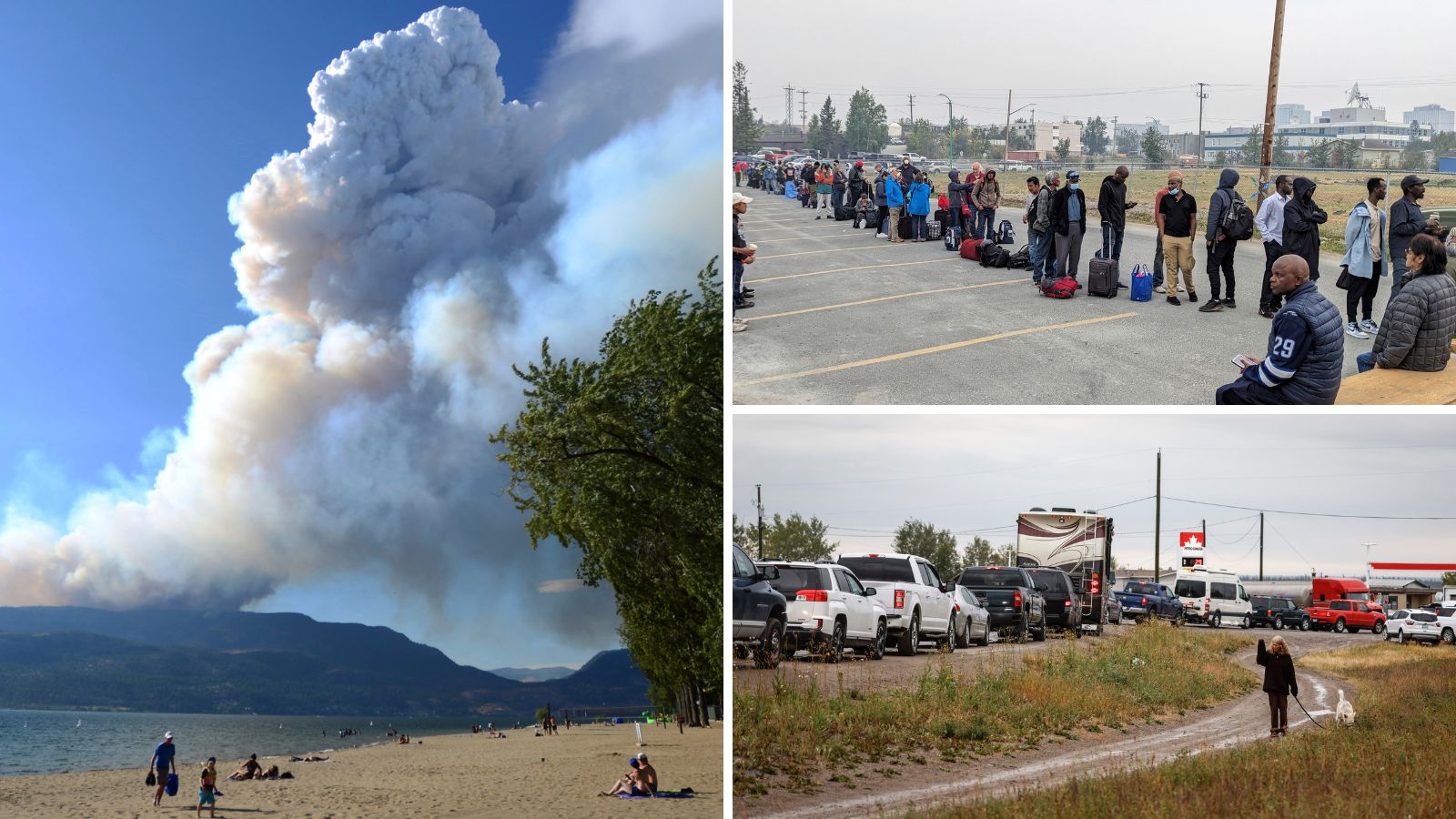 Canada Residents Race To Flee As Raging Wildfires Move Closer To City