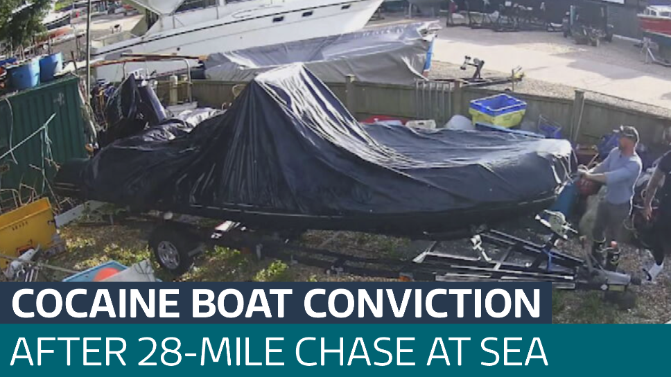 Men caught in cocaine boat following 28-mile chase are convicted ...