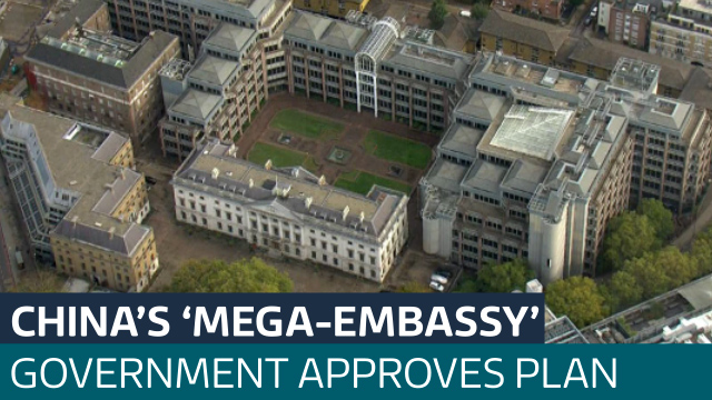 Chinese 'mega-embassy' in London approved by government on former Royal ...