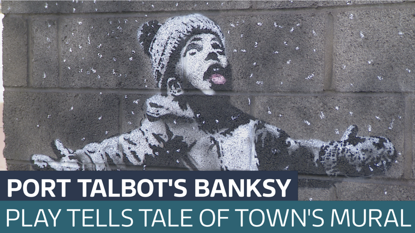 Play tells story of Port Talbot's Banksy mural and its legacy in the ...