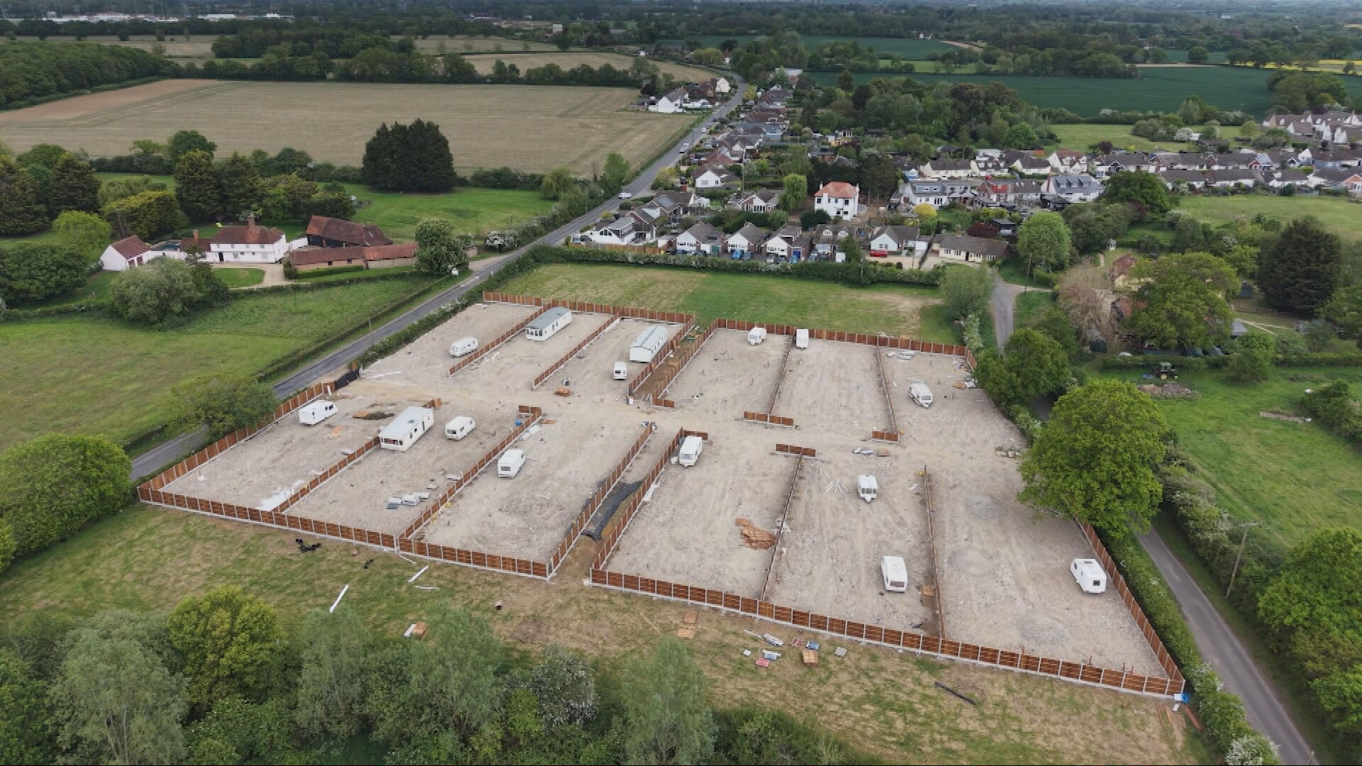 Council orders construction work to stop on illegal traveller site in ...