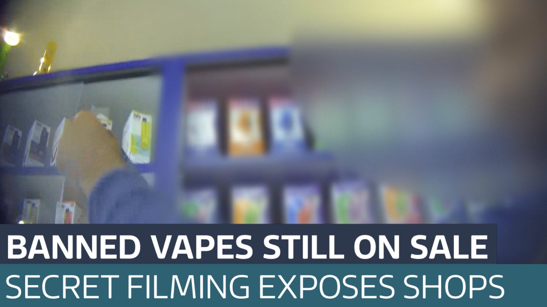Undercover filming shows disposable vapes being illegally sold in Wales ...