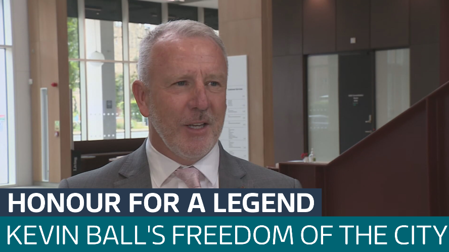 Kevin Ball awarded Freedom of the City - Latest From ITV News