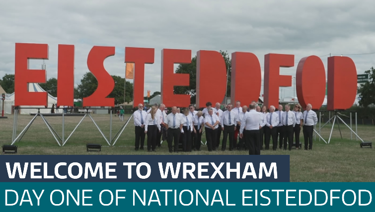 First day of the National Eisteddfod brings Welsh language and arts to ...