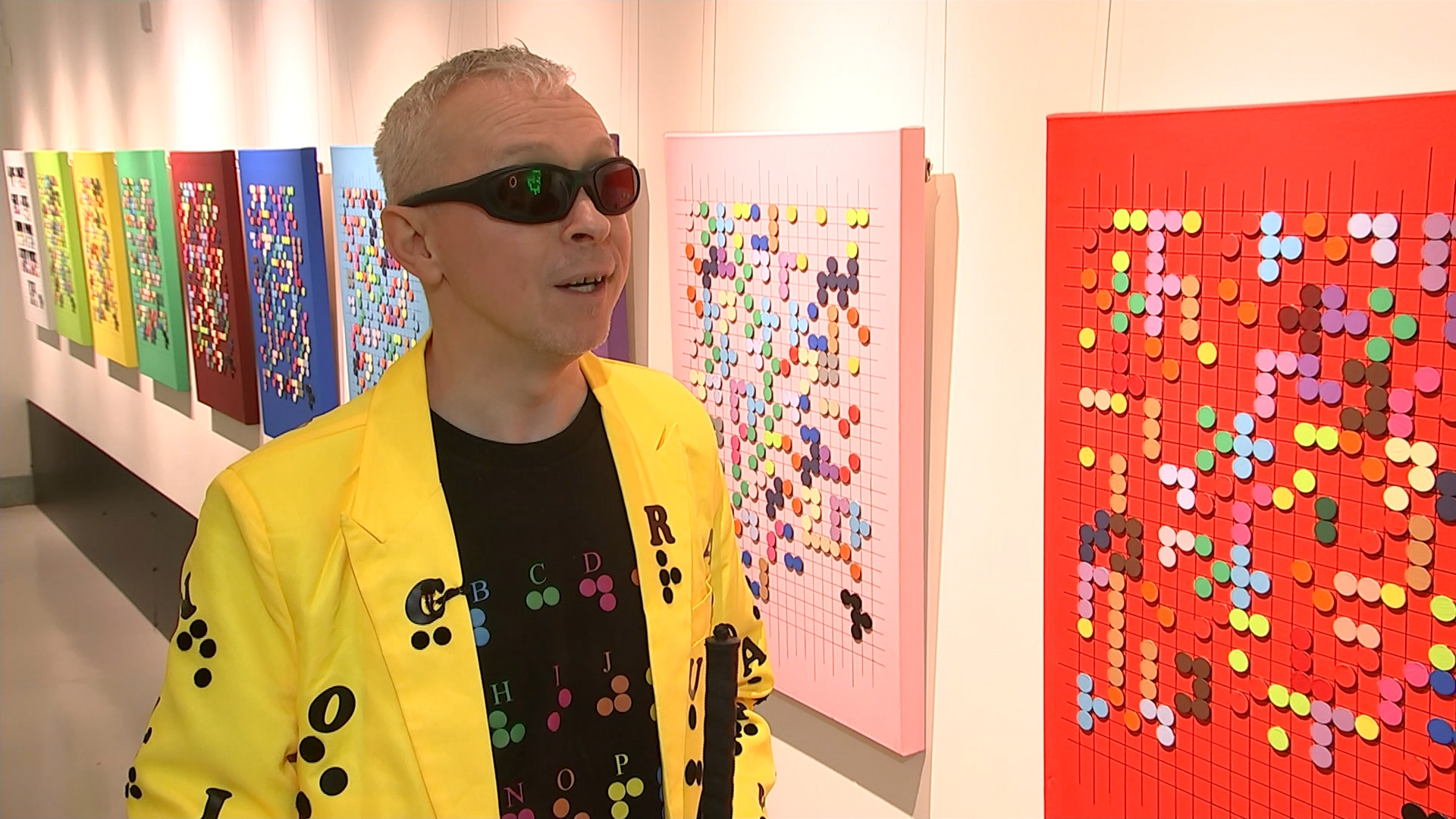 The Braille artist challenging perceptions of art with first London ...