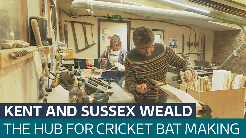 The Kent and Sussex Weald has been a hub for cricket bat making for ...