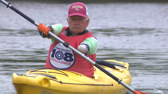Man without fully formed arms and legs takes on 108 mile kayak ...