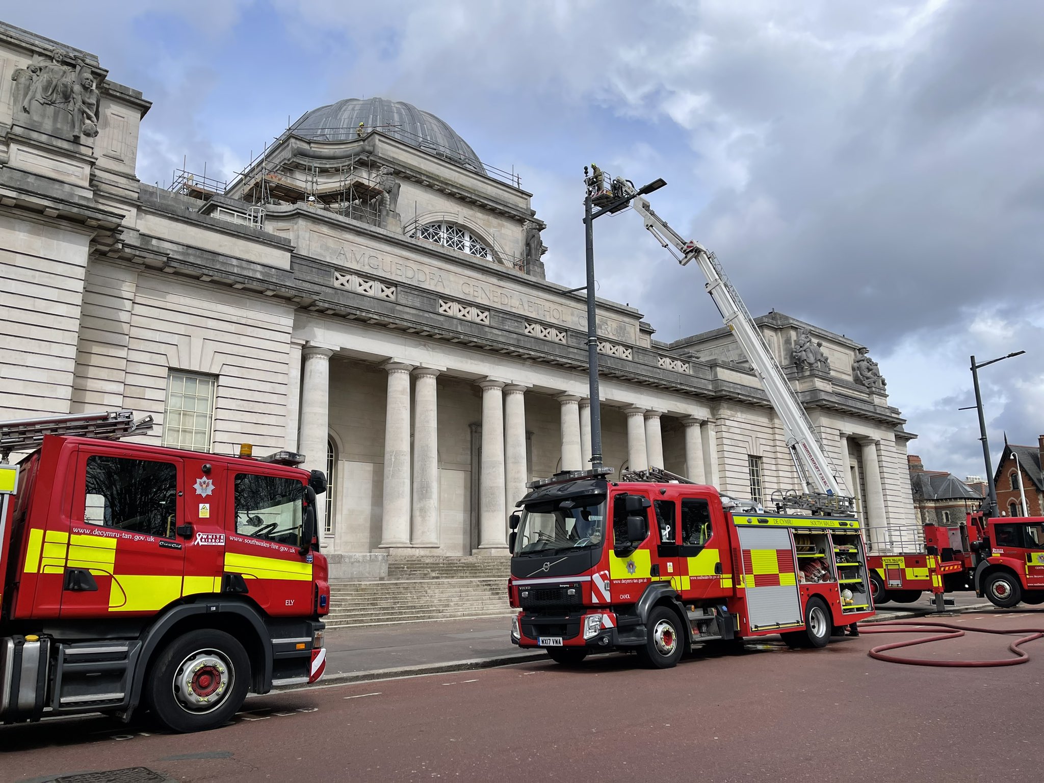 Investigations underway into fire at National Museum of Wales | ITV ...