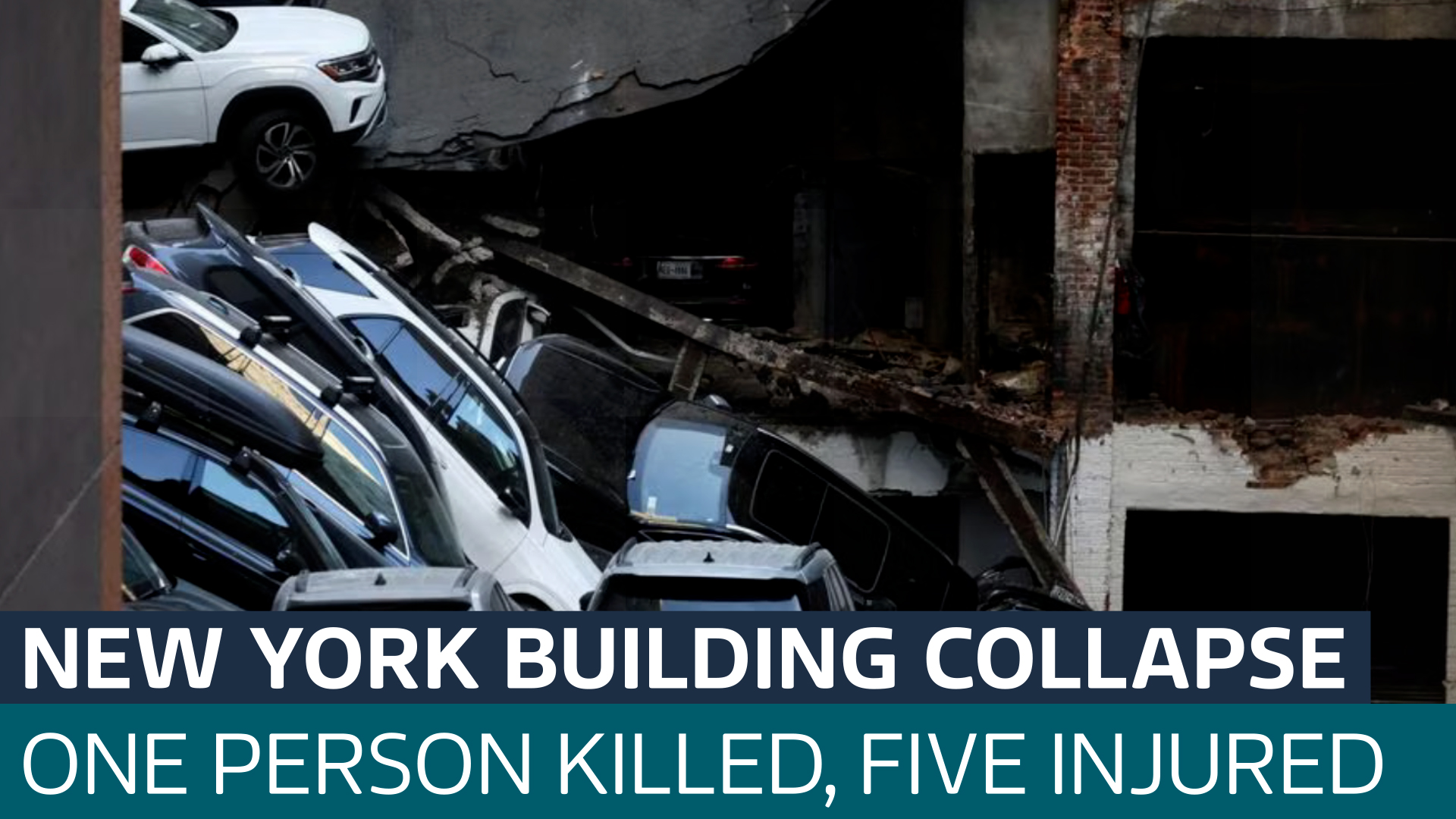 One dead and five injured after building collapses in New York - Latest ...