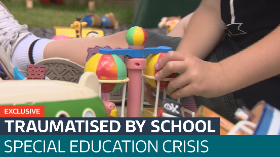 The children left scarred by school - Latest From ITV News