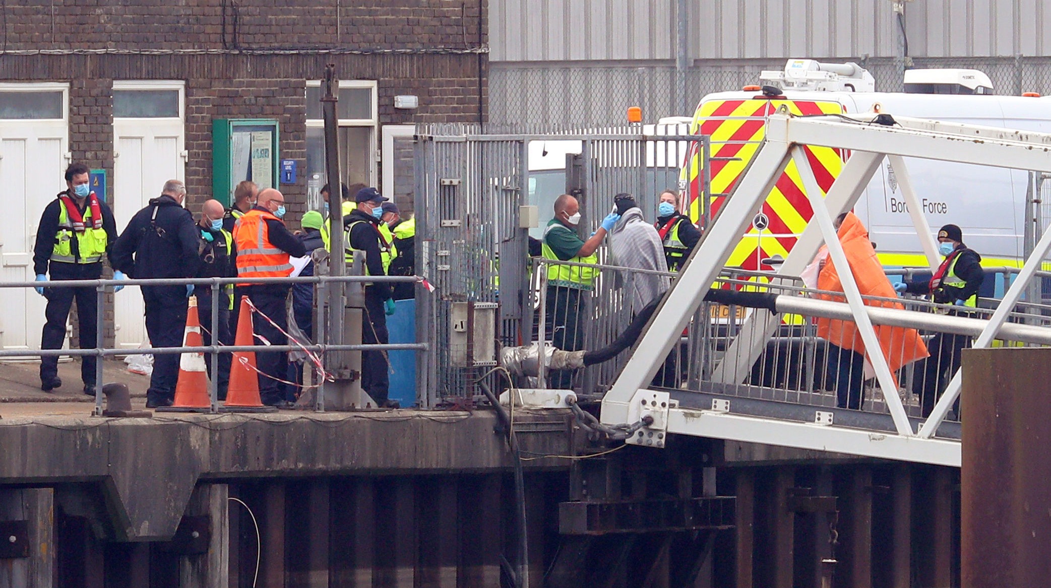 More suspected migrants are brought to Dover after being rescued from ...