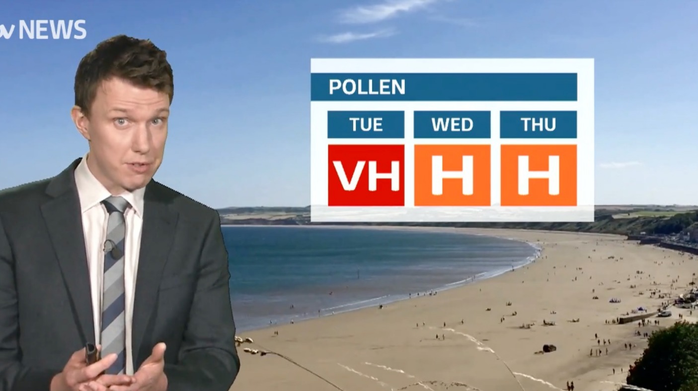UK weather forecast: Very high pollen for the south west after a fine ...