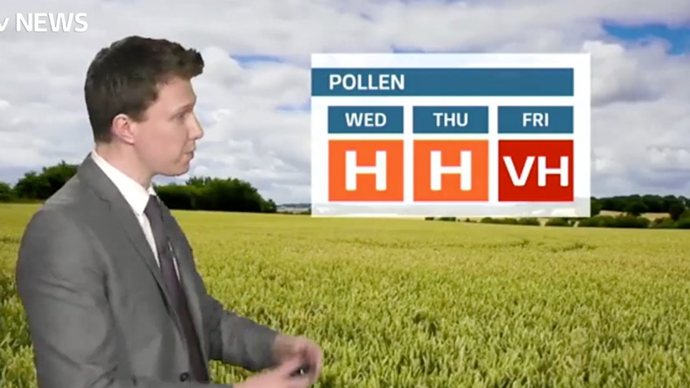 UK weather forecast: Pollen levels creeping back up to very high across ...