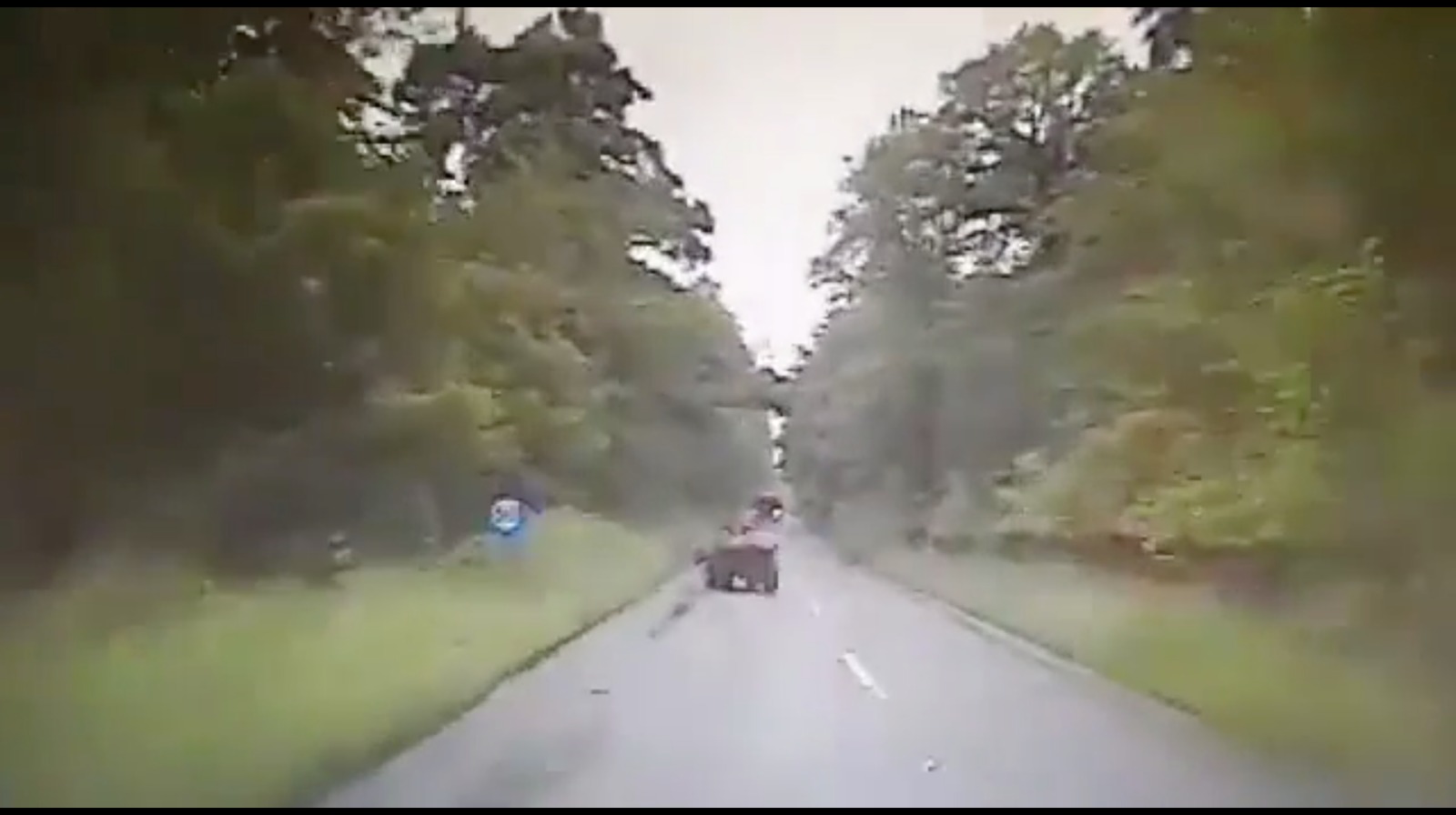 Watch the moment a quad bike is hurled at police during car chase | ITV ...