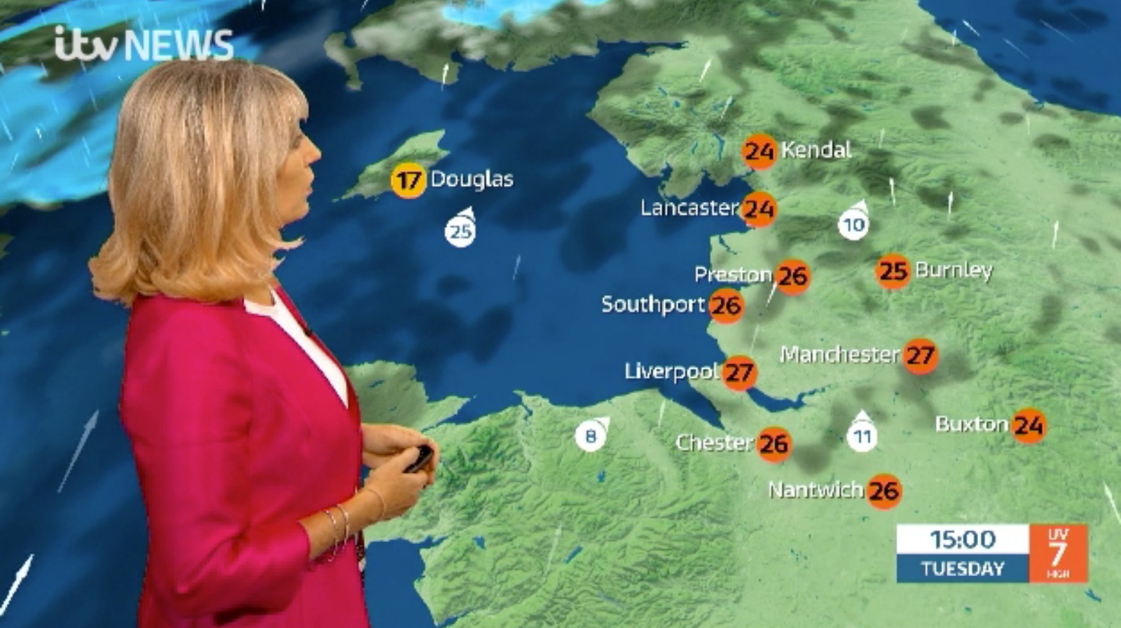 Here's Emma with Tuesday's weather - hot, hot, hot! Heading for a ...