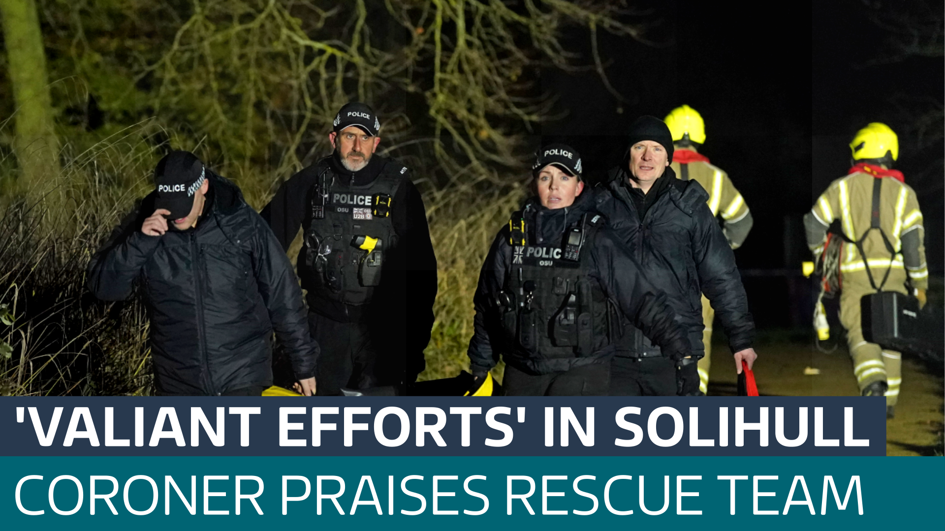 Coroner describes Solihull lake deaths as "a devastating tragedy ...