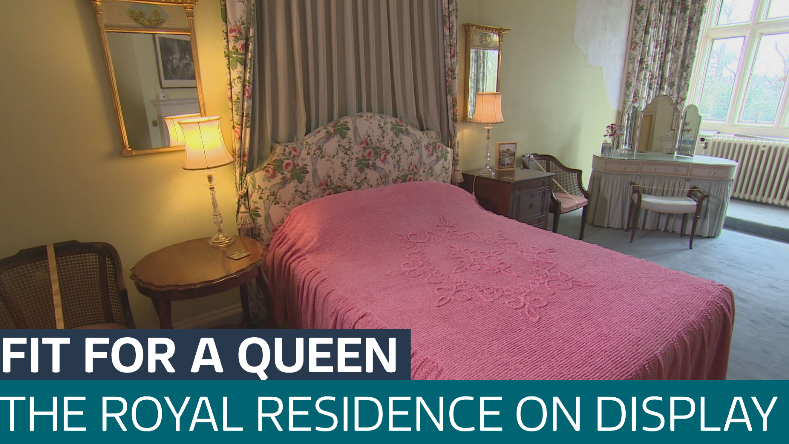 On display: The private quarters of The Queen Mother at Walmer Castle ...