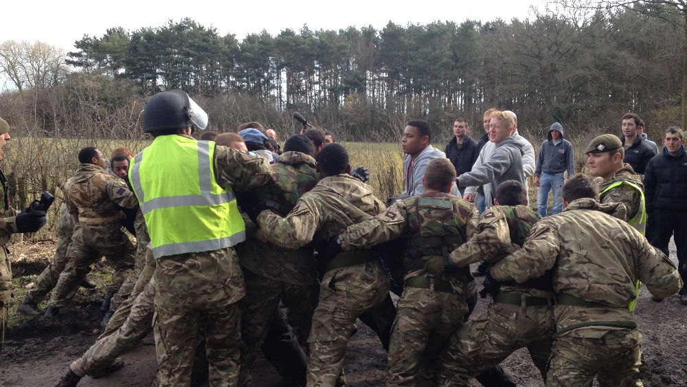 Riot training for part-time soldiers ahead of UN mission | ITV News London