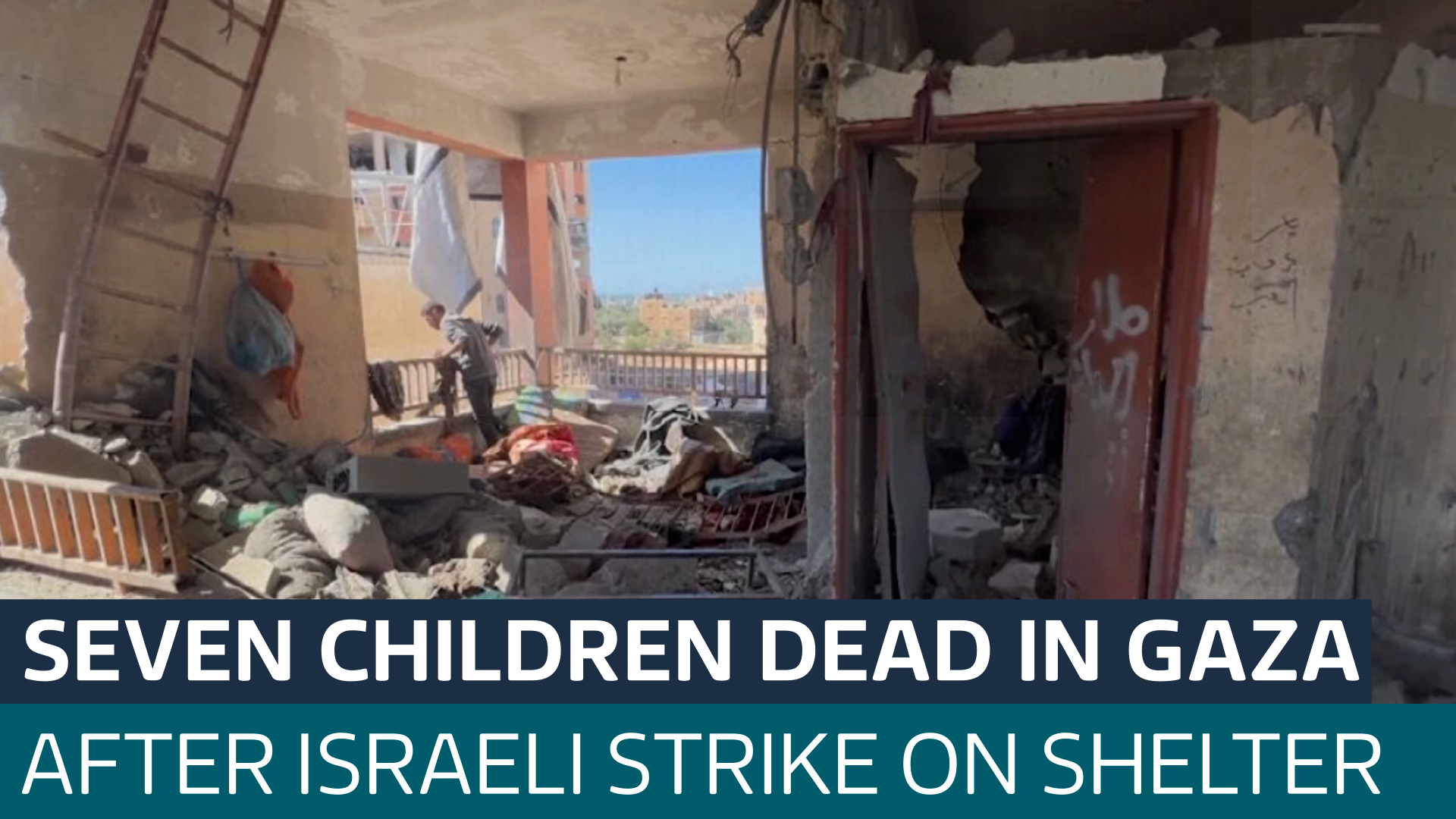 Seven children dead in Gaza after Israeli strike on school being used ...