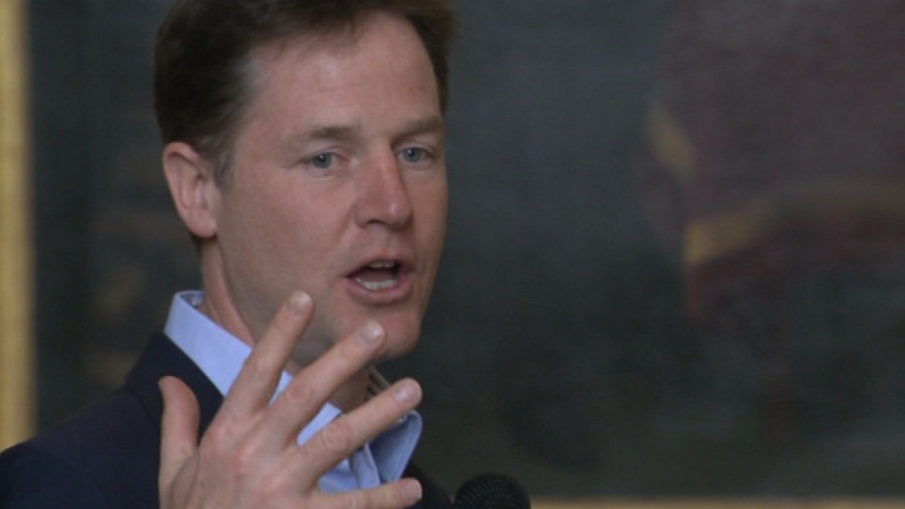 Deputy PM Nick Clegg involved in heated tuition fees debate during ...