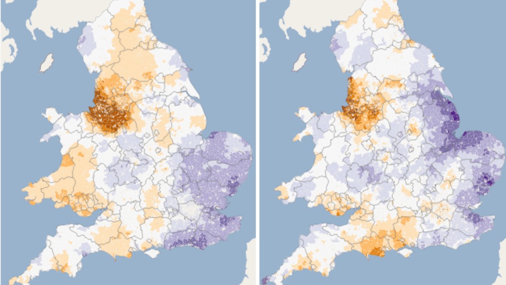 New health 'atlas' reveals risk of illness across England and Wales ...