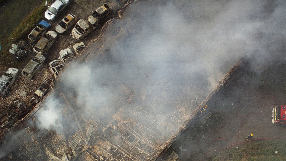 Mill fire in Rochdale under investigation | ITV News Granada