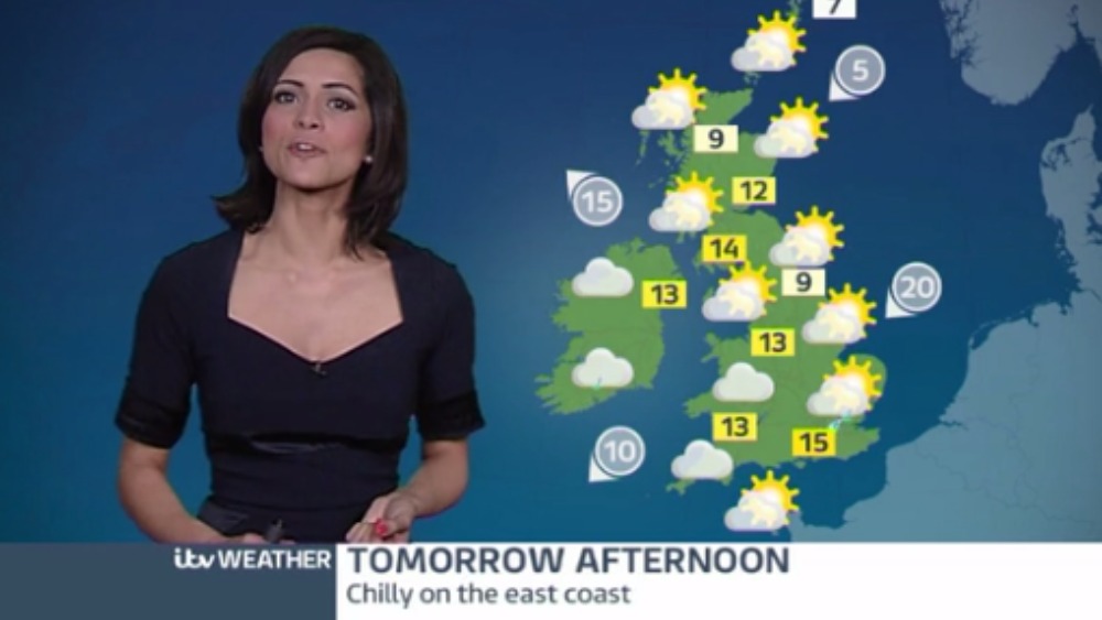 Some rain and cloud tomorrow, with brightening skies in the afternoon ...