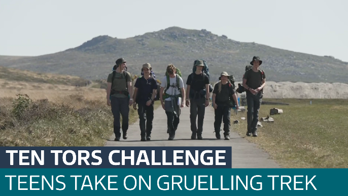 Teens take on Dartmoor's Ten Tors - but would they do it again ...