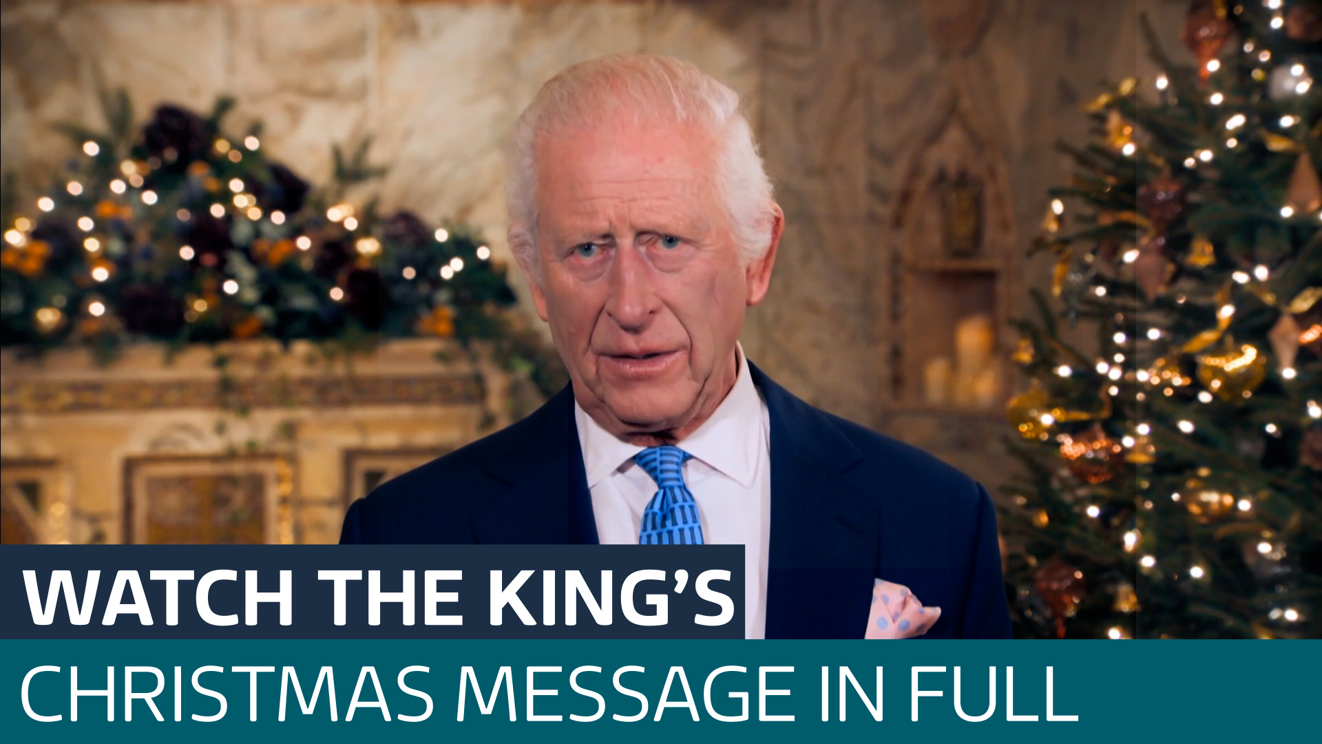 Watch the King's Christmas message in full - Latest From ITV News