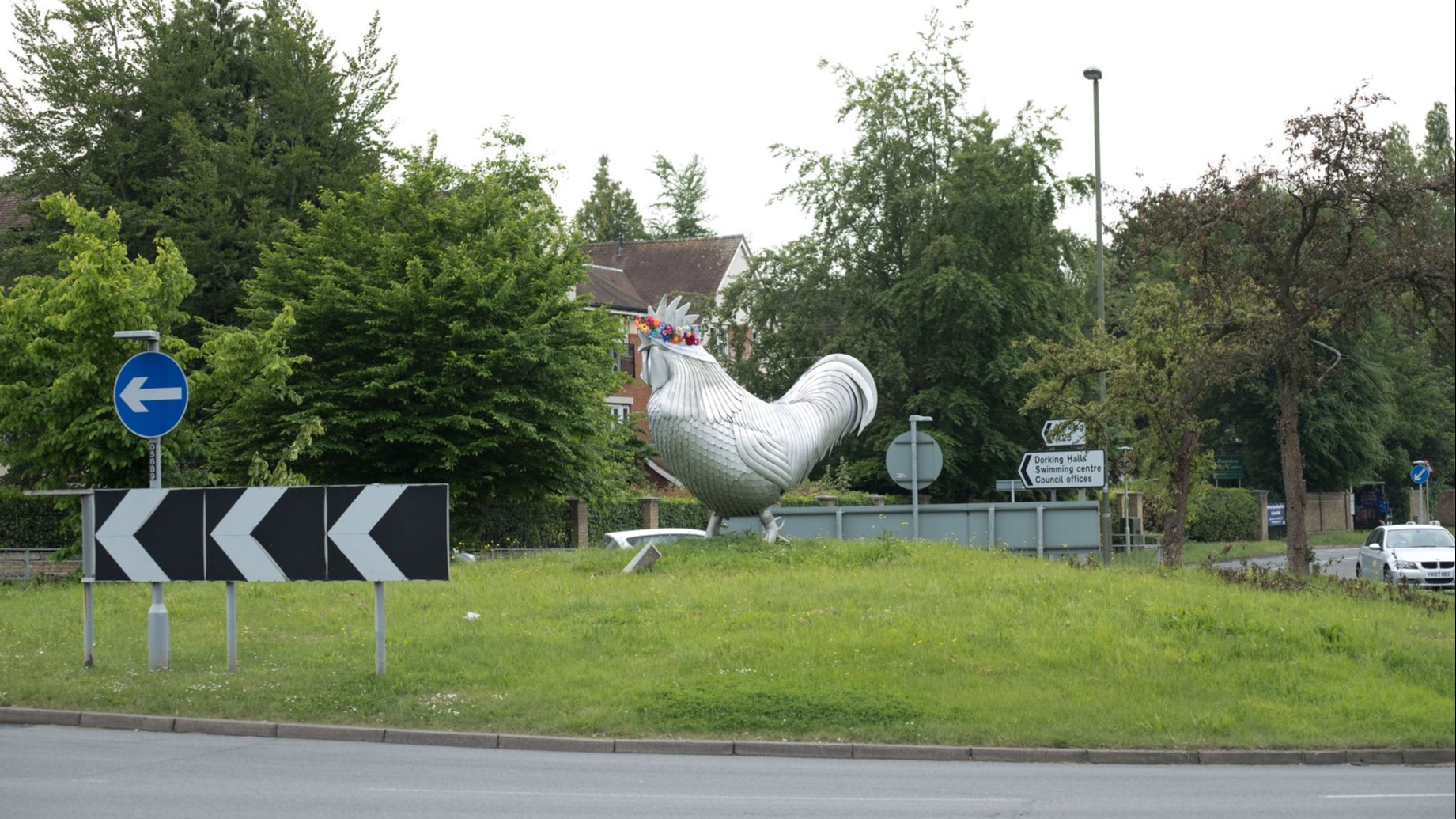Locals campaign for landmark to celebrate famous chicken roundabout on ...