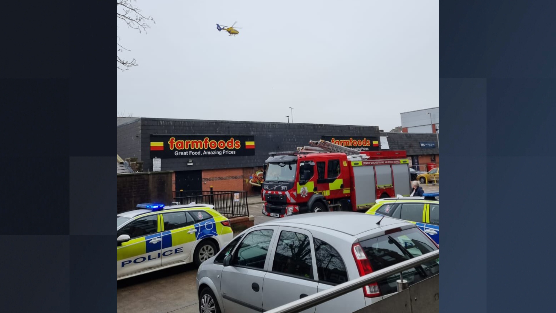 Man and child doused in 'substance' after altercation at Prestwich taxi ...