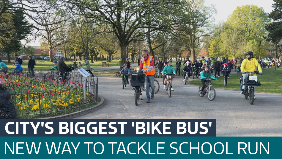 Hundreds take to streets for city's biggest 'bike bus' - Latest From ...