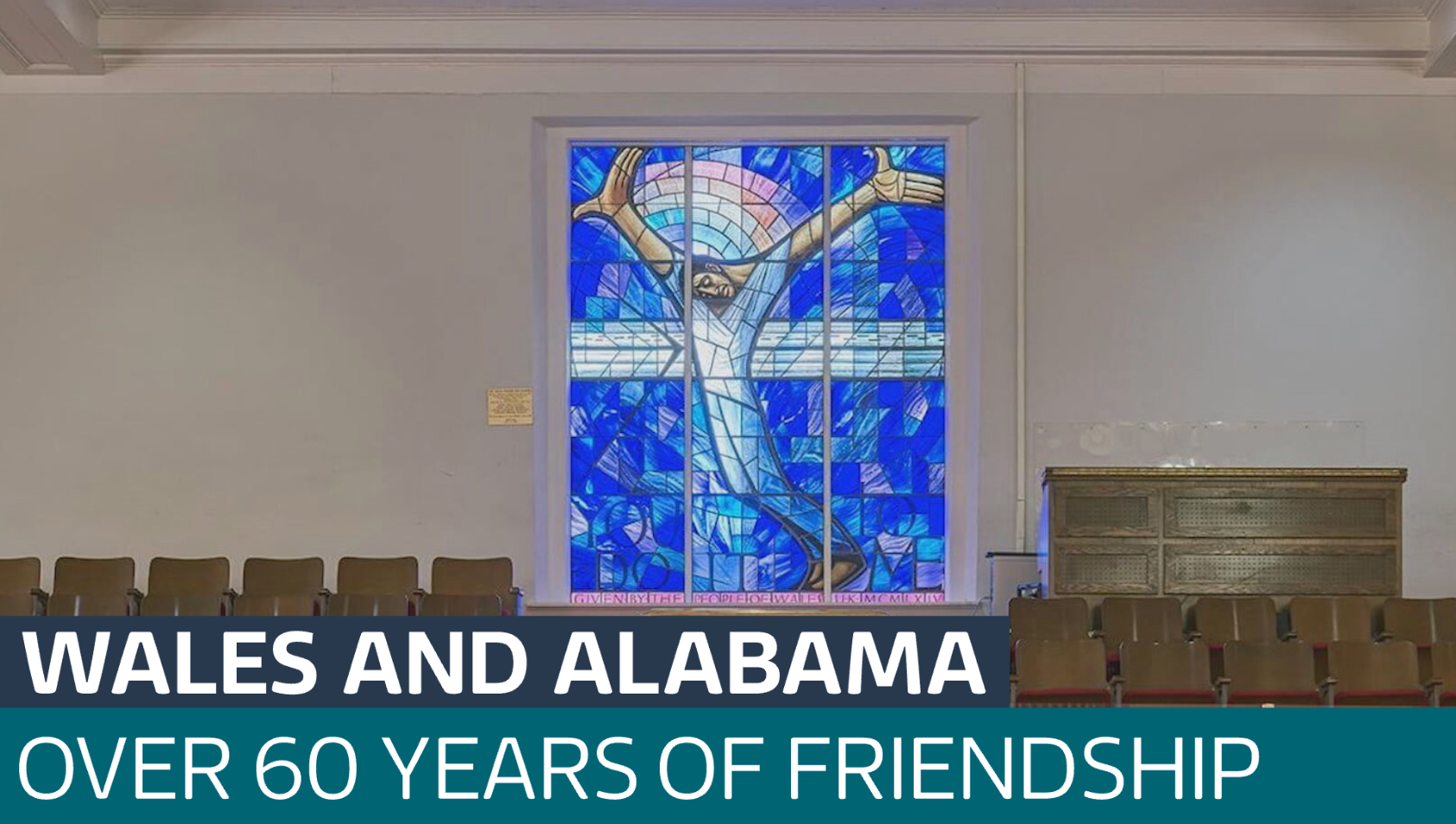 The window behind Wales' historic friendship with Birmingham, Alabama ...