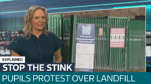 Pupils call on PM to stop the stink at local landfill - Latest From ITV ...
